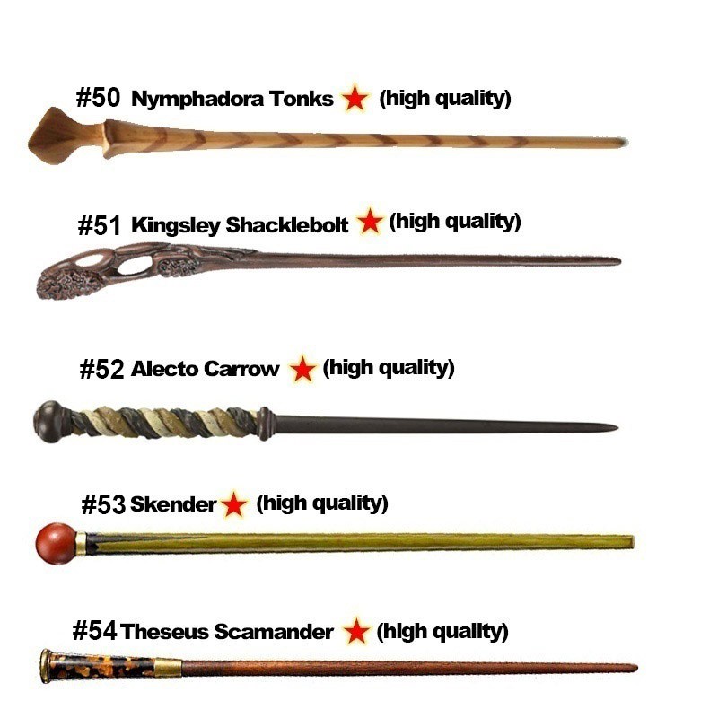 Harry Potter Wands with Metal Core 54 Styles Cosplay Toy Magic Wand ...