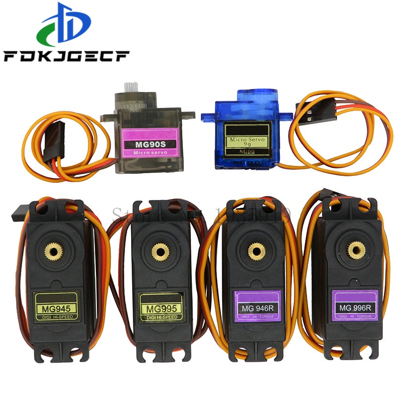 SG90 MG90S MG945 MG946 MG995 MG996 Servo Metal Gear for Model Helicopter Boat For Arduino UNO ...