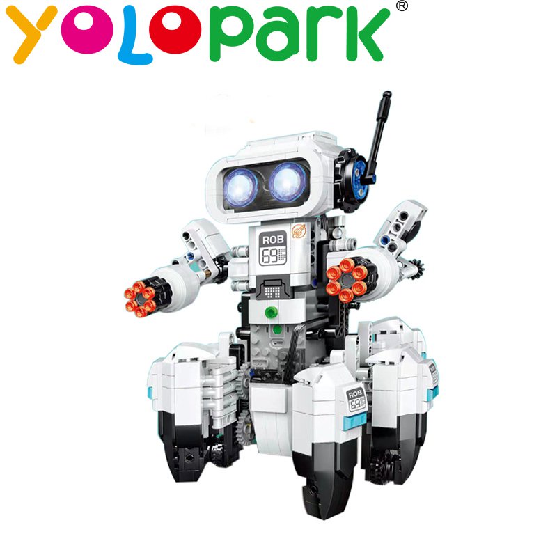 Newly Designed Robot Block Bricks Model Baby Children Kids Educational ...