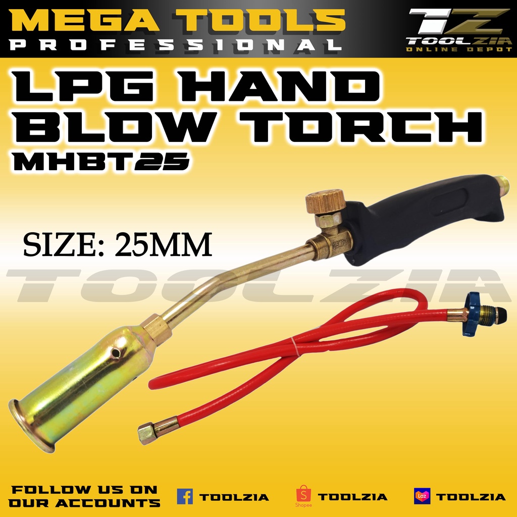 MEGA LPG Hand Blow Torch (MHBT25) size; 25mm | Shopee Malaysia