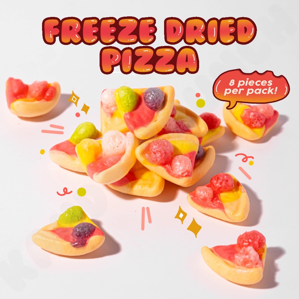 Freeze Dried Candy Trolli Pizza Gummy 30 grams | Shopee Malaysia
