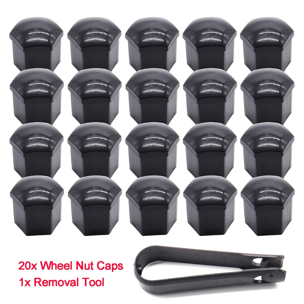 20pcs 19MM Car Wheel Nut Caps Protector Hub Tighten Cover Tyre Nut ...