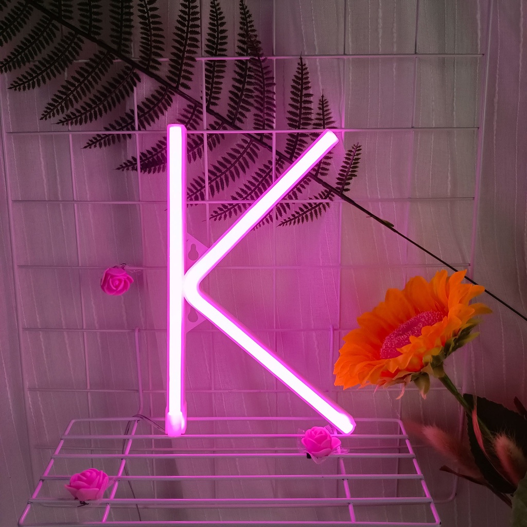 Pink Light Neon Light Lighting English Letters Decorative Letters ...