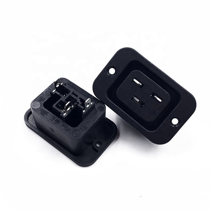 JEC IEC C19 Industrial Outlet Socket Female Power Connector 16A 250V Insert Type | Shopee Malaysia
