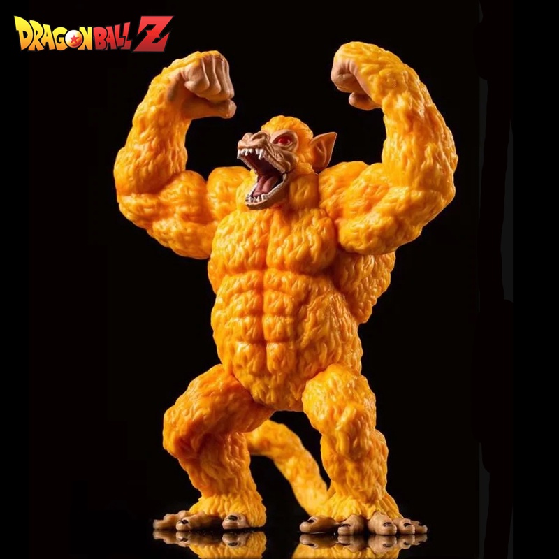 14cm Dragon Ball Z Anime Figure Super Transformation Golden Great Ape ...