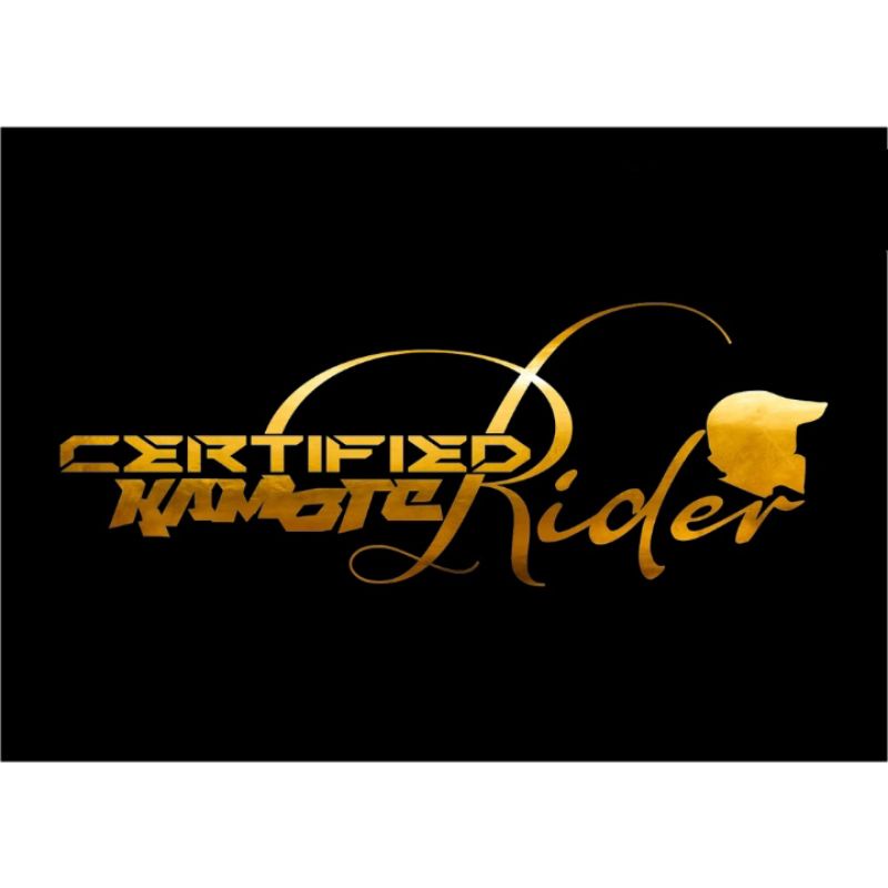 certified kamote rider sticker laminated waterproof | Shopee Malaysia