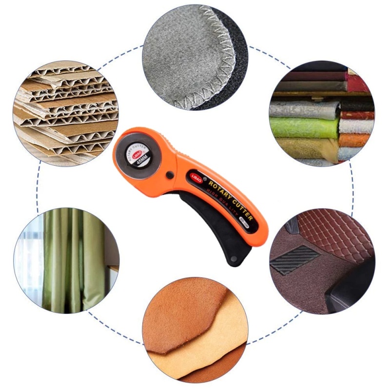 Round Rotary Cutter Sewing Fabric Leather Cutting Tools Patchwork ...