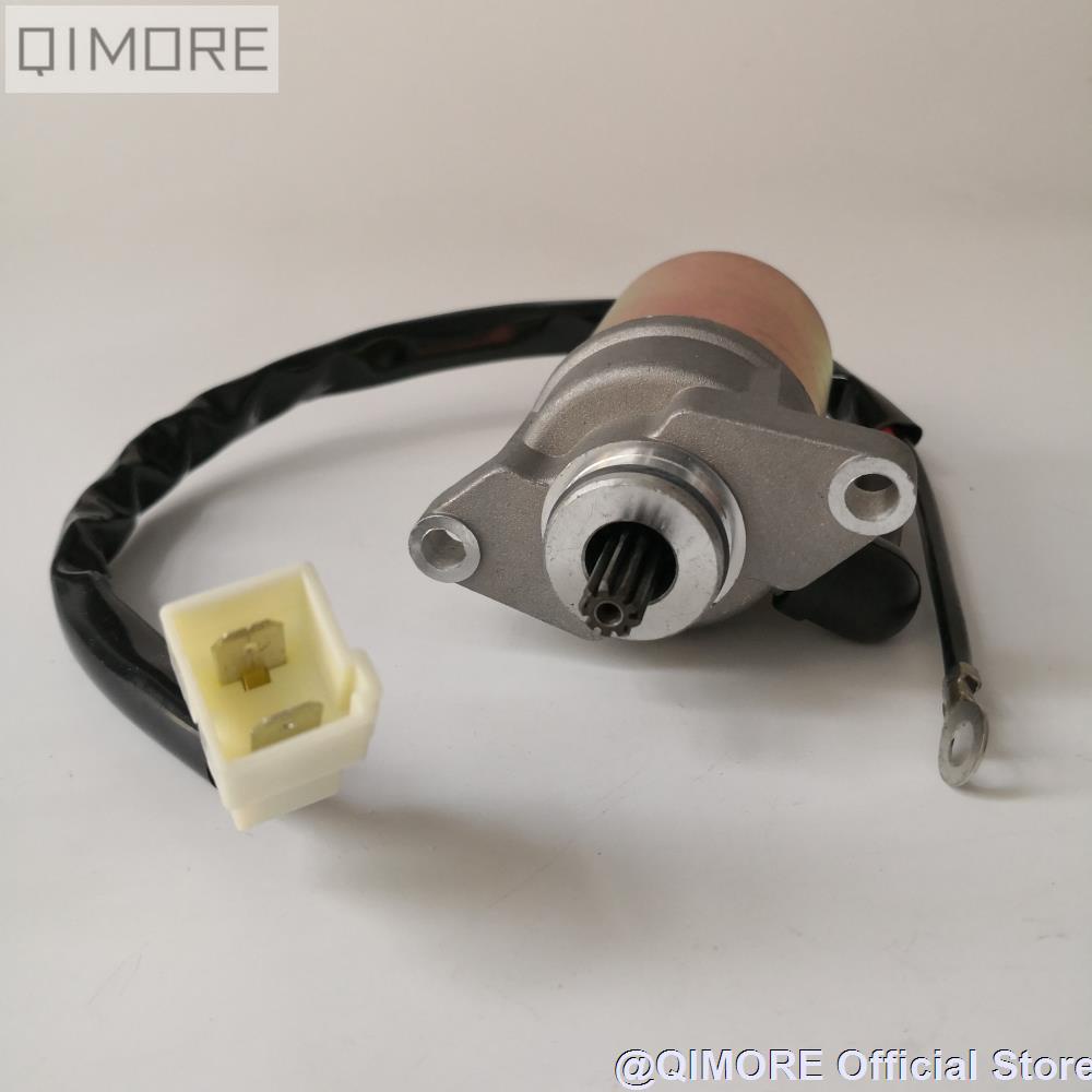 9-Spline Electric Starter Motor for Scooter Minarelli JOG90 4DM Vento ...