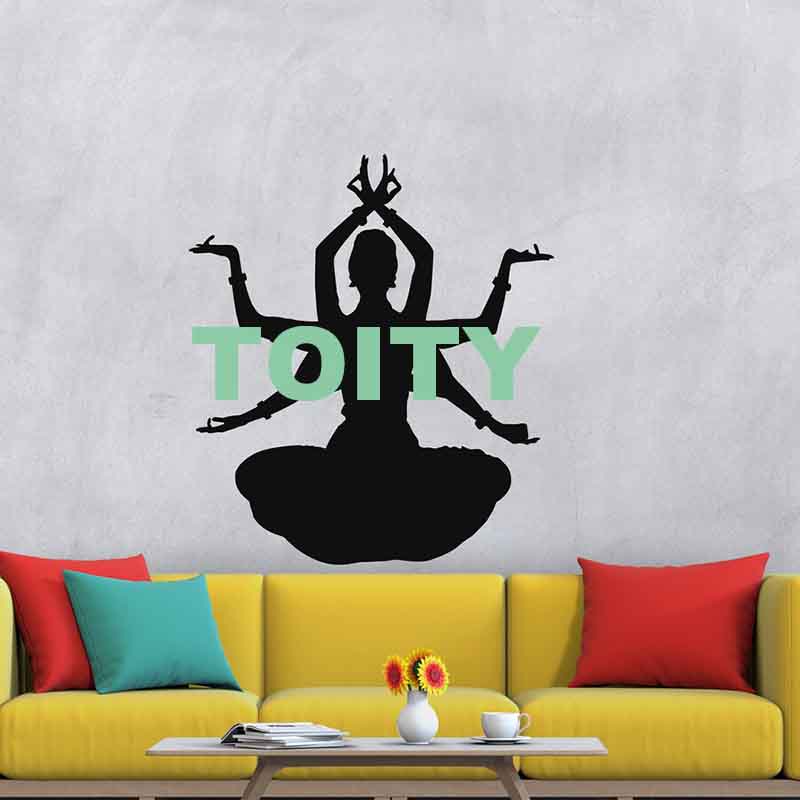 Wall Sticker Indian India Bayadere Dance Dancers Girls Bharathanatiyam ...