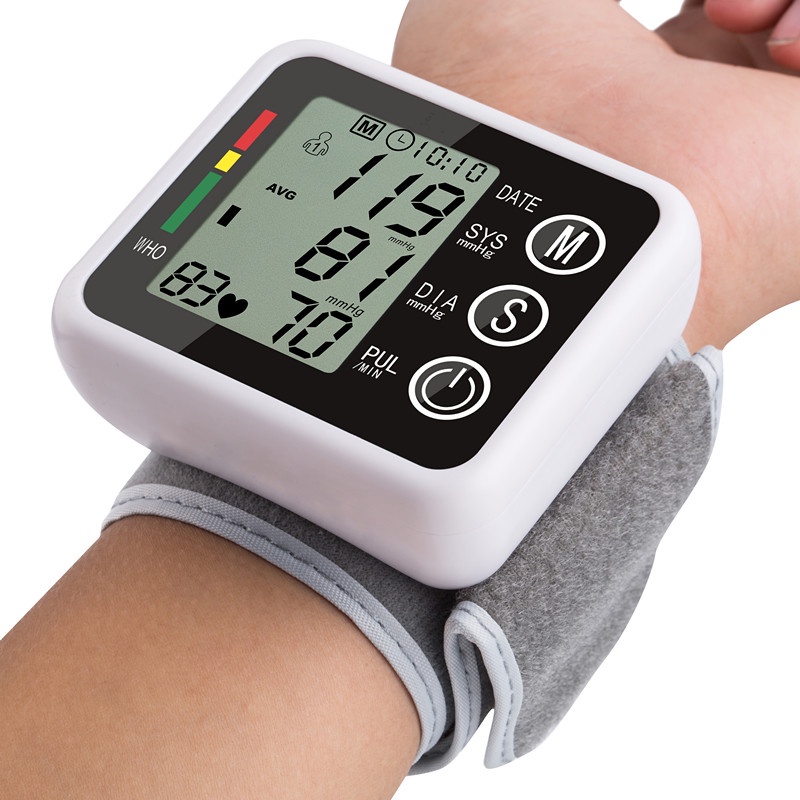 TAKROL Voice Broadcast Automatic Wrist Digital Talking Blood Pressure ...