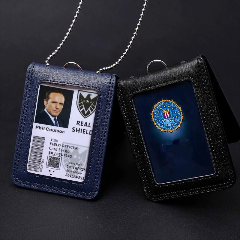 Formal Reporter Police Military Badge ID Business Work Card Holder ...