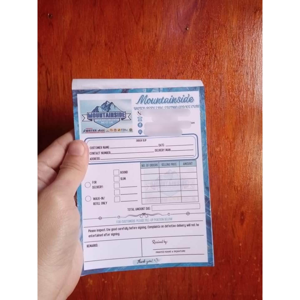 Personalized Receipt Acknowledgement Receipt Delivery Receipt 150 ...