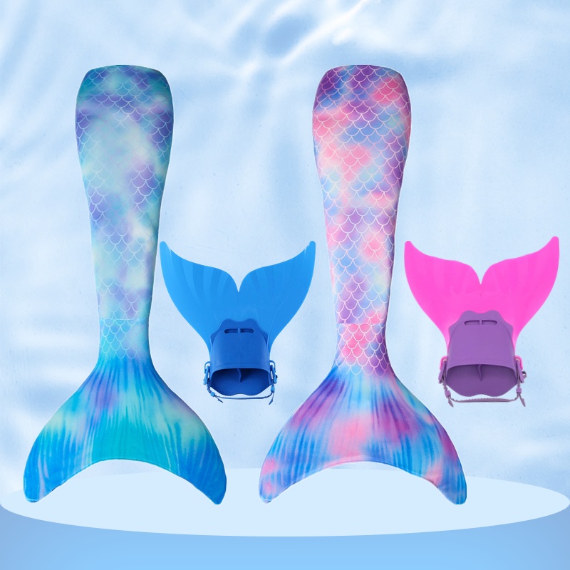 Mermaid Tails Swimming Tail For Kids Swimmable Suit Mermaid Costume ...