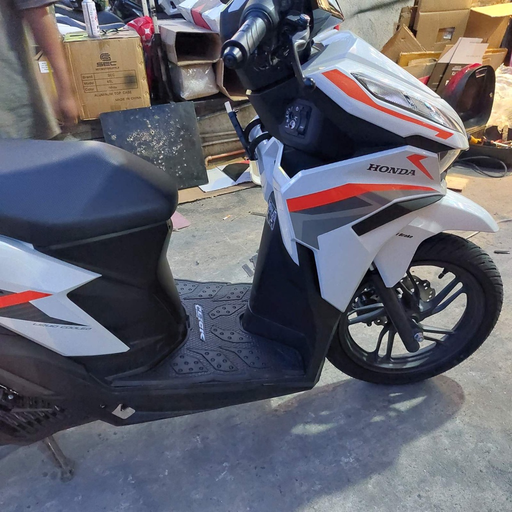 Honda Click V3 V2 125 and 150 rubber matting color black (Heavy duty ...