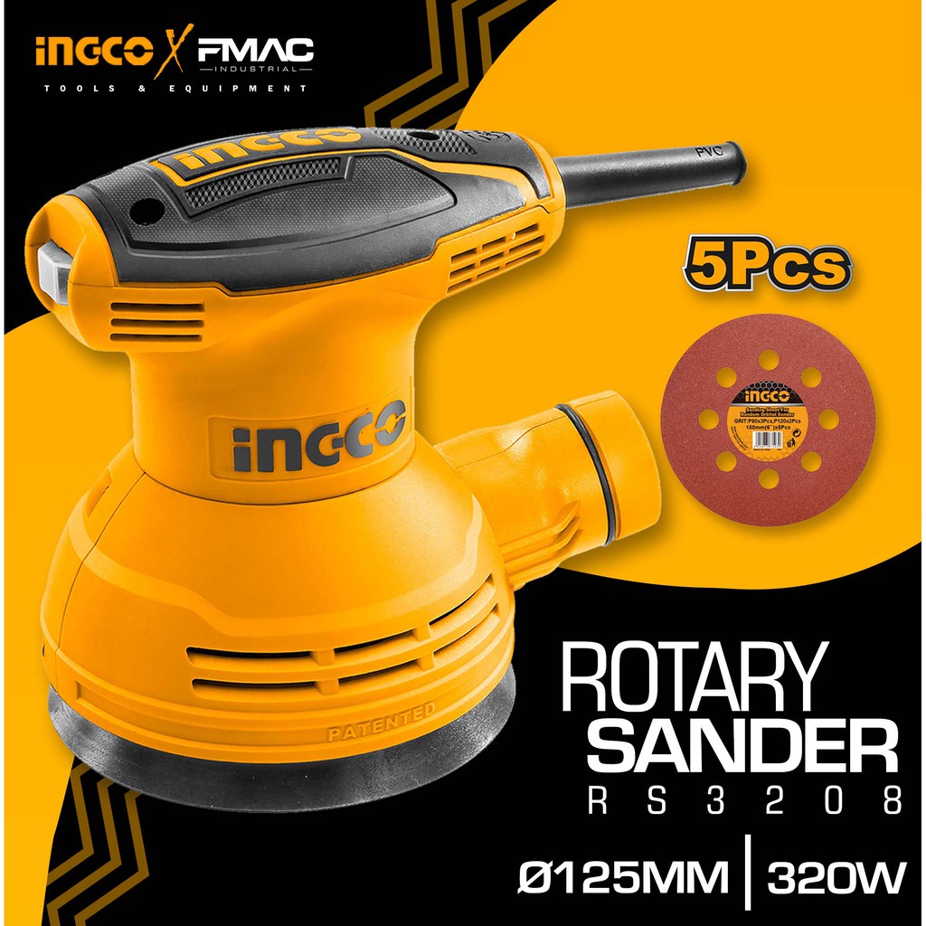 INGCO Rotary Sander RS3208 320W FMAC | Shopee Malaysia