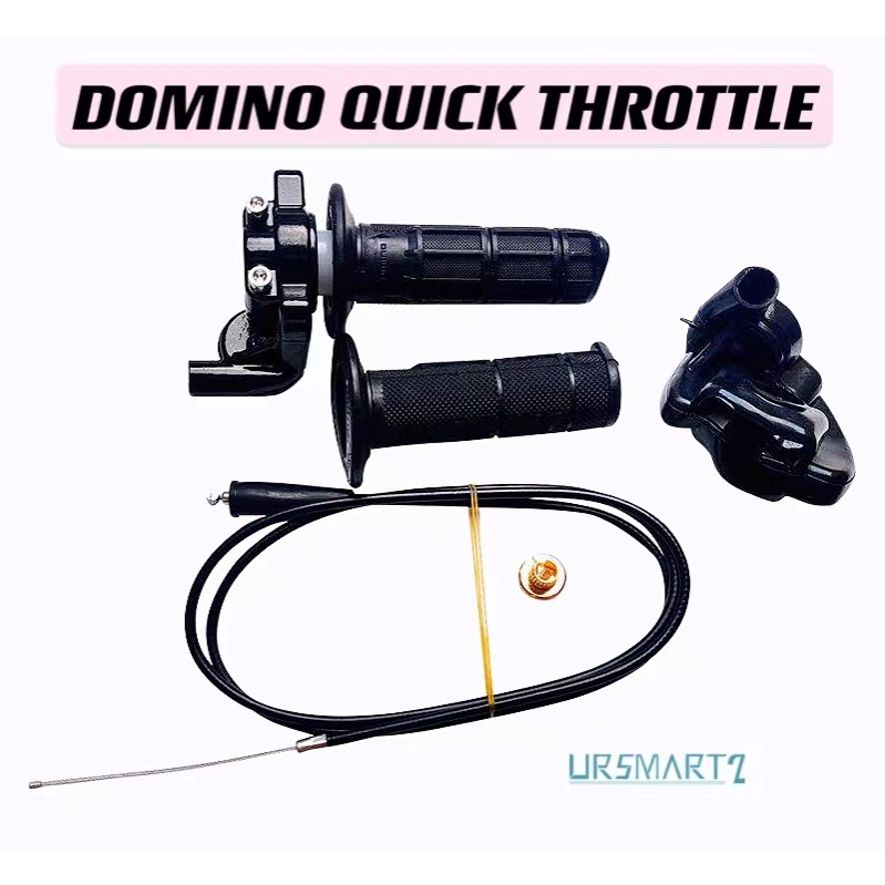 Domino Quick Throttle With Cable Handle Grip M10 Universal | Shopee Malaysia