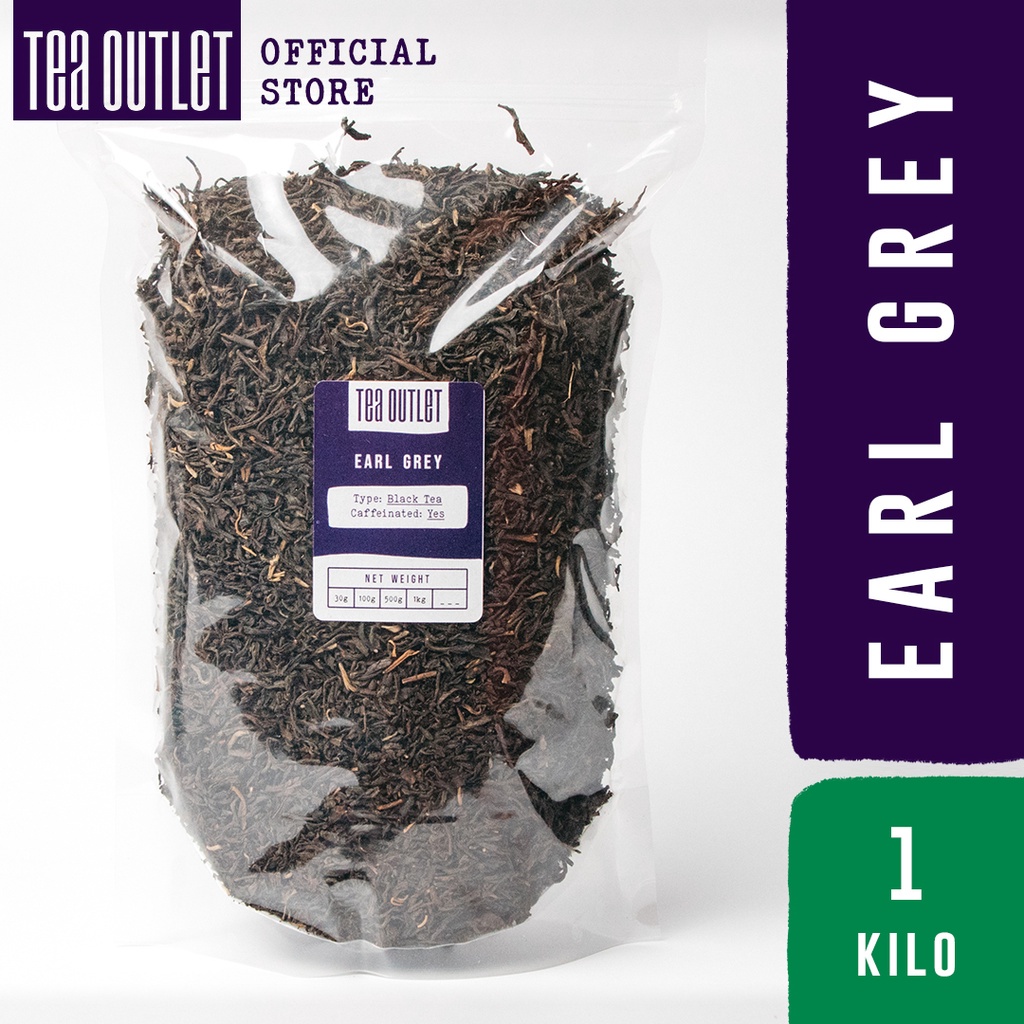 Tea Outlet - Earl Grey Black Tea - Loose Leaf Black Tea - 1kg | Shopee ...
