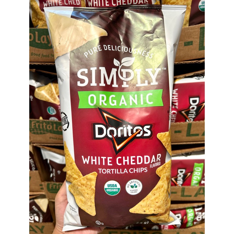 Doritos Simply Organic White Cheddar Tortilla Chips 212.6g | Shopee ...