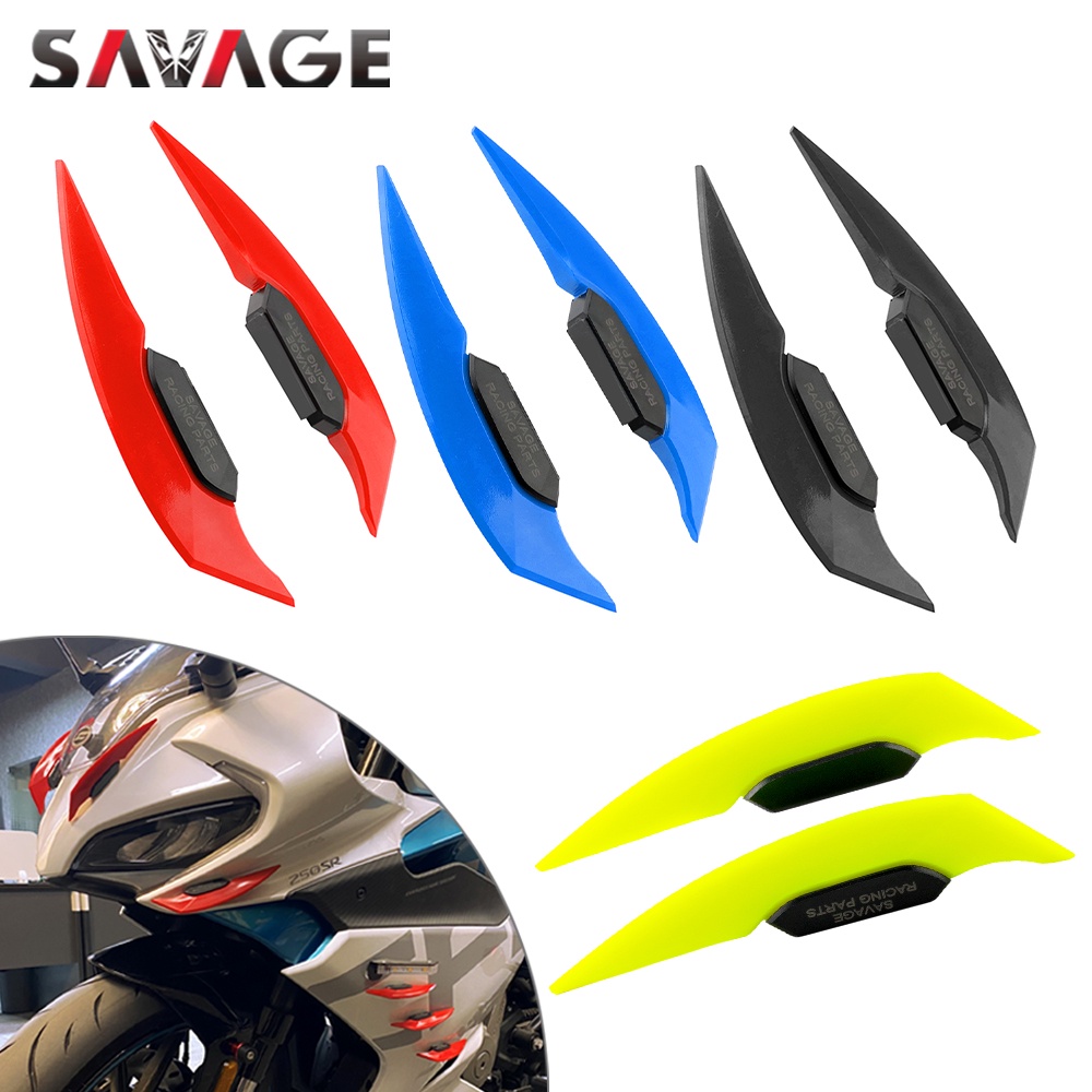 Motorcycle Fairing Winglets Side Spoiler Air Deflector Aerodynamic Wing ...