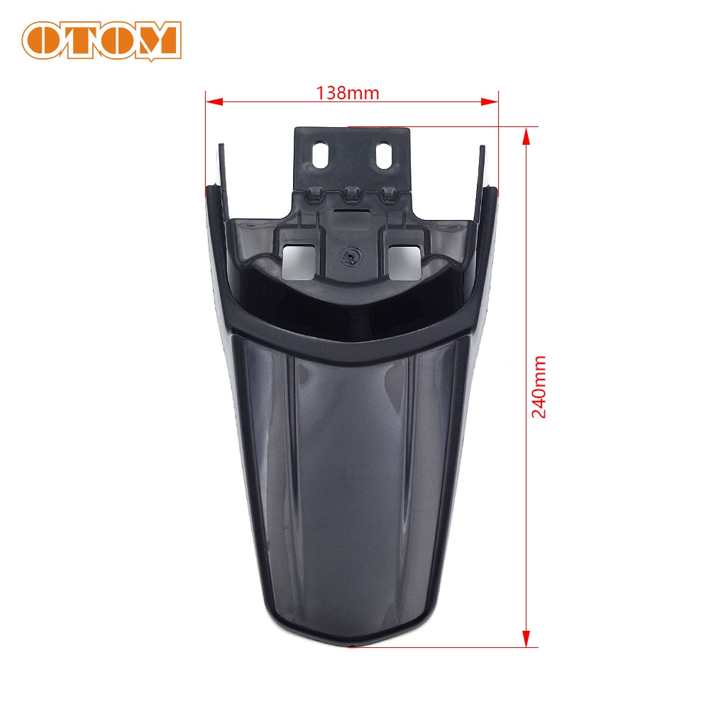 OTOM Motorcycle Rear Mudguards Frame Upper Plastic Tail Fender For ...