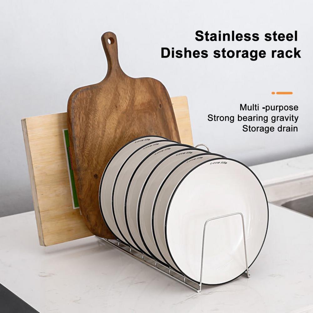 Cabinet Dish Storage Rack Dish Rack Organizer Stainless Steel ...