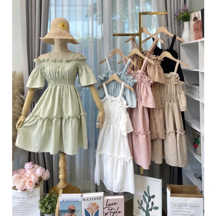 (Brand New) Bangkok Ruffle Midi Dress from (Dee Brand) | Shopee Malaysia