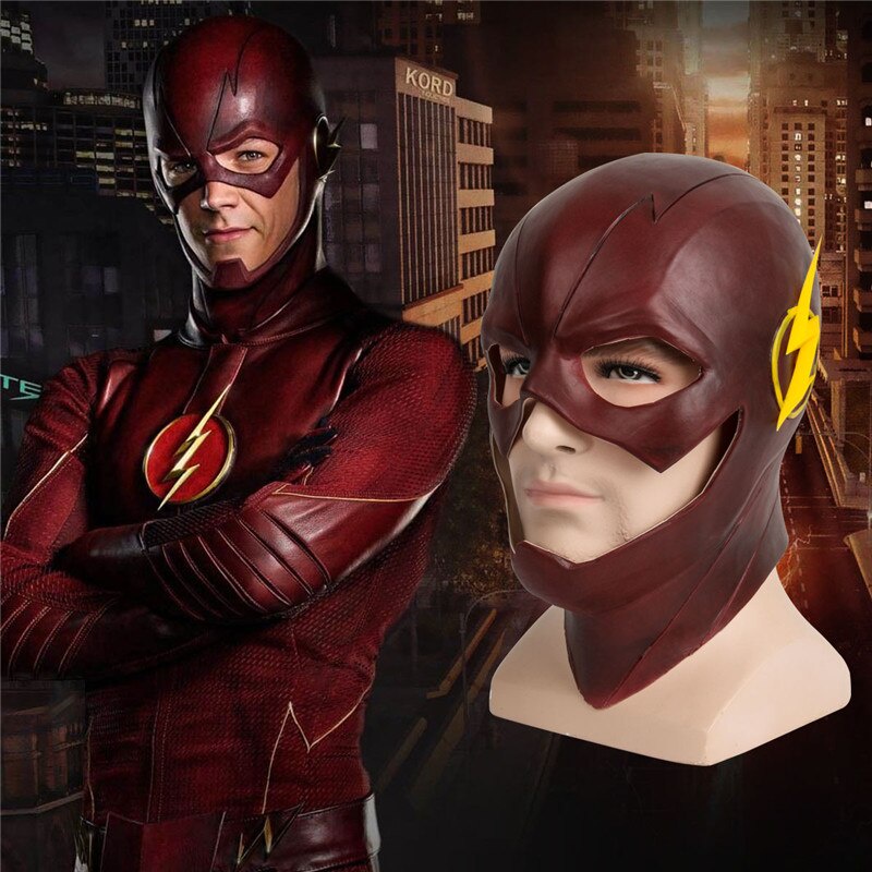 The Flash mask halloween masquerade party cosplay Movie Superhero masks ...