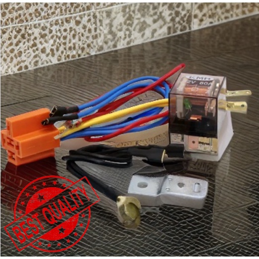 YAMAHA NMAX 2021 Horn & Mini Driving Light Relay 4-Pin Socket Universal ...