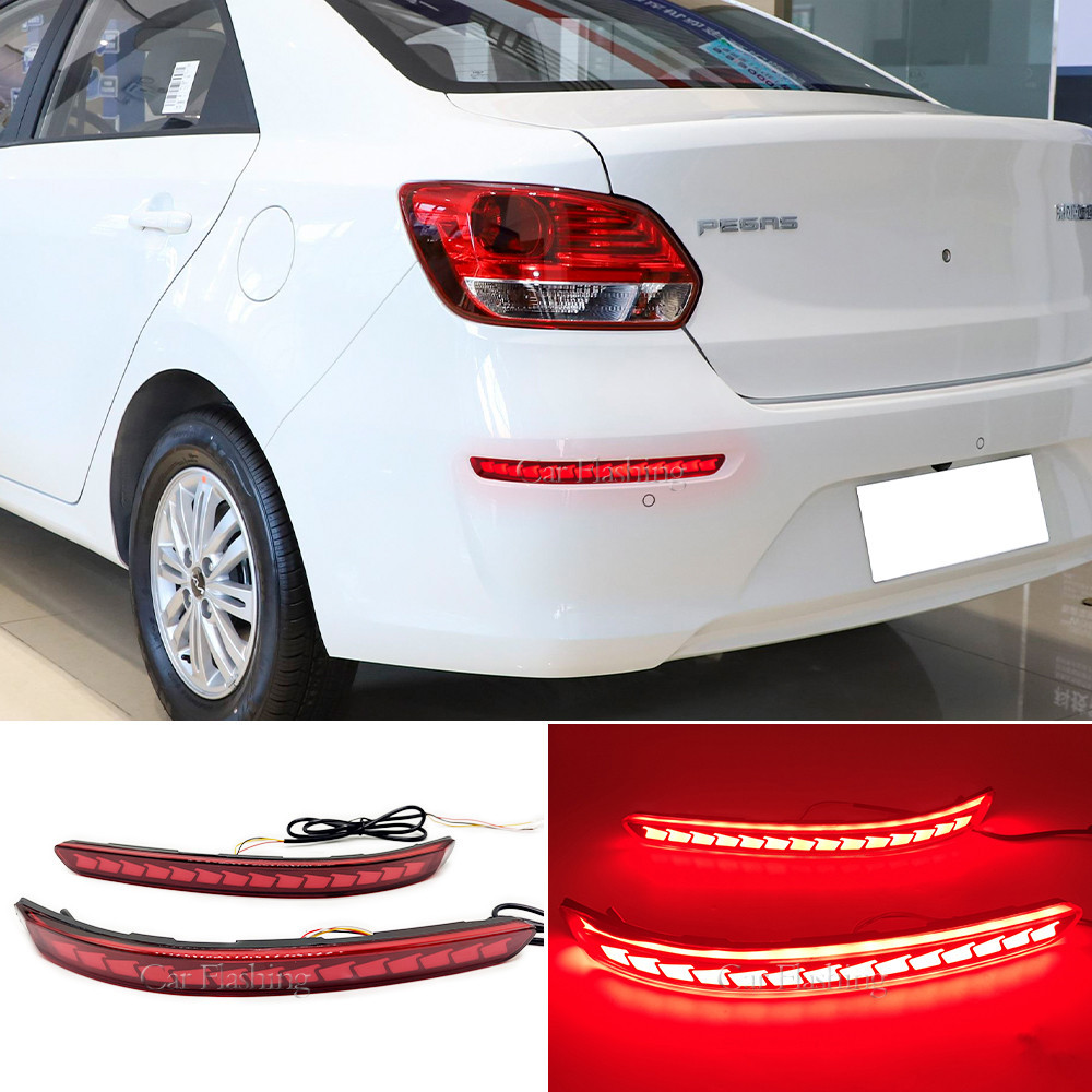 For KIA PEGAS 2017 2018 2019 2020 2021 LED Rear Bumper Light Rear Fog ...
