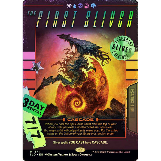 MTG Proxy Card - The First Sliver (Foil) | Secret Lair Drop (SLD ...