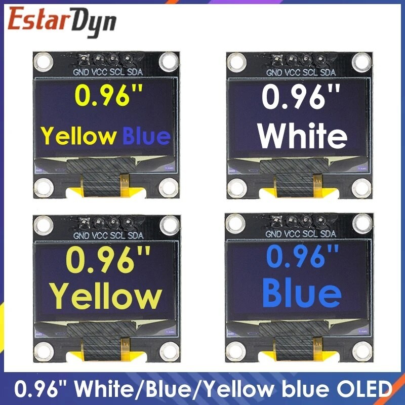 ROHS Certification 0.96 inch oled IIC Serial White OLED Display SSD1315 ...