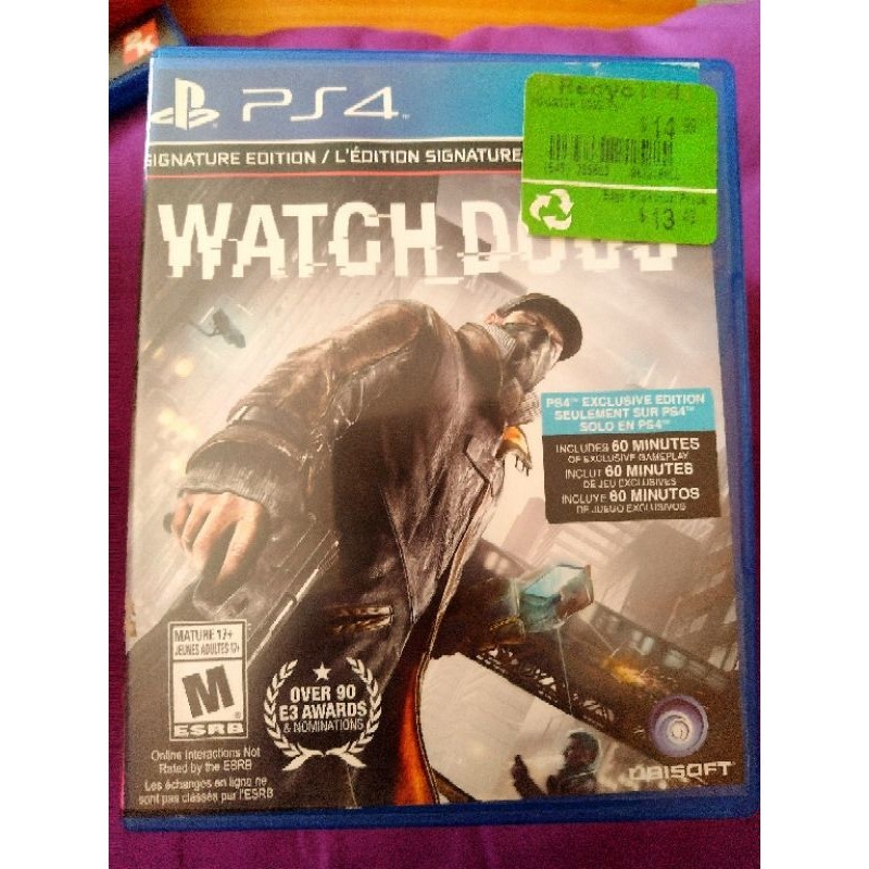 Watch Dogs PS4 Game with SOUNDTRACK DISC (Used) | Shopee Malaysia