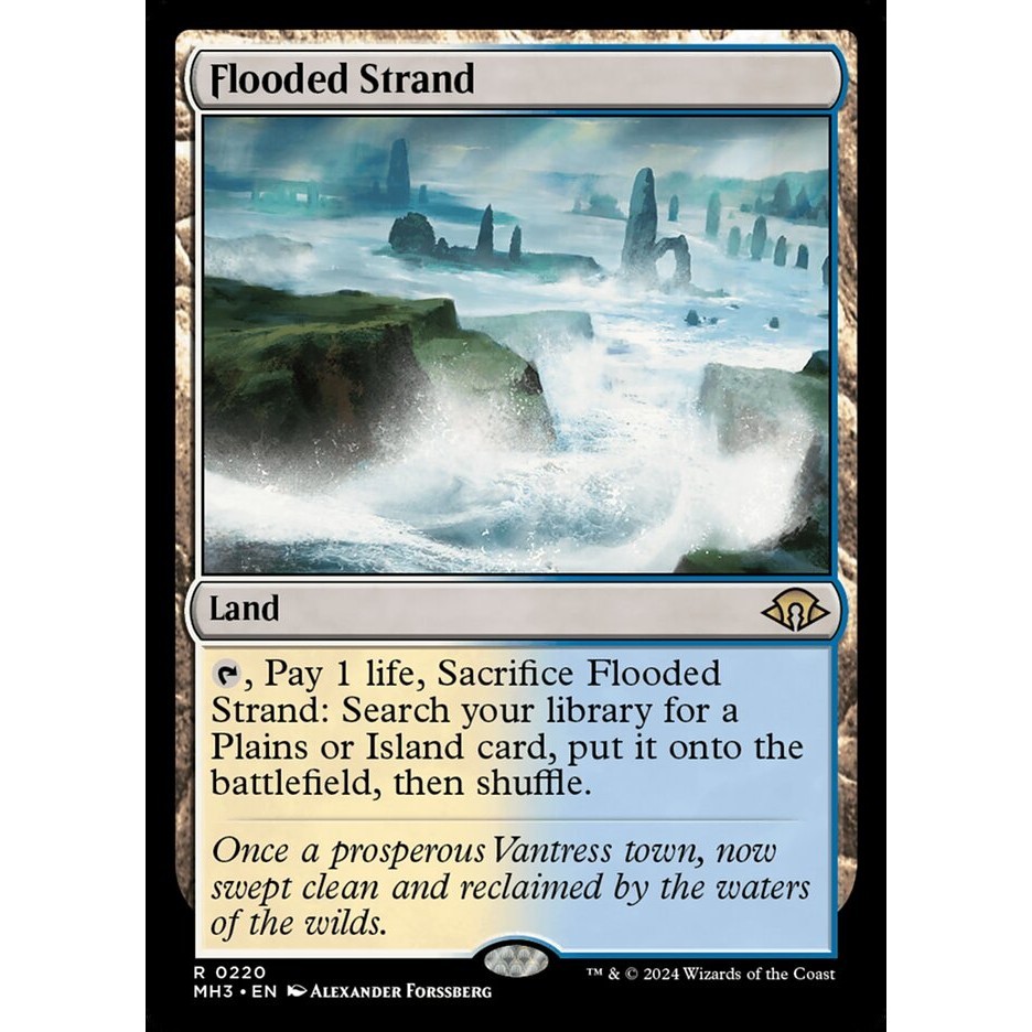 MTG Proxy Card - Flooded Strand | Modern Horizons 3 (MH3) | Shopee Malaysia