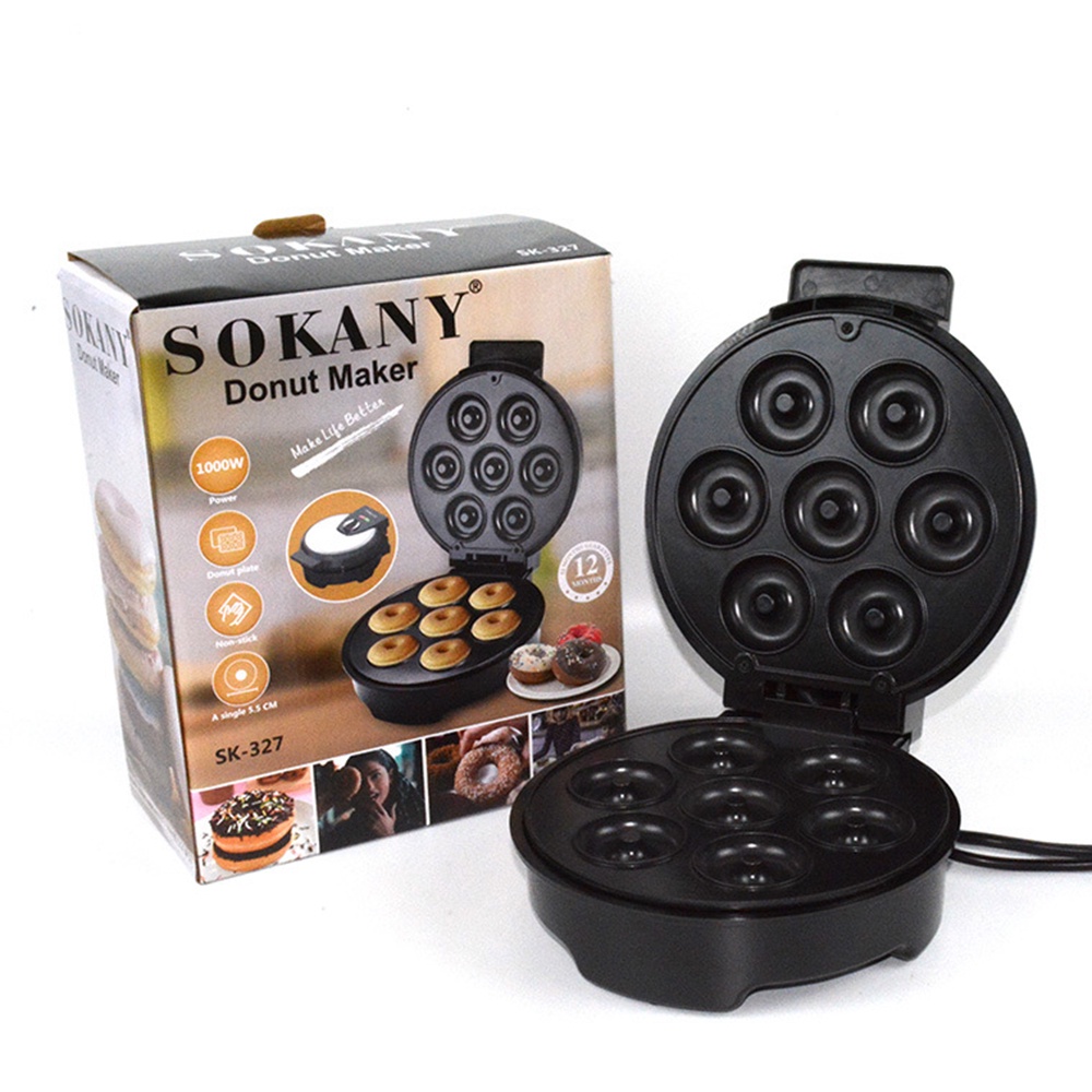 Mini Donut Making Machine Electric with Non-Stick Surface Doughnut ...