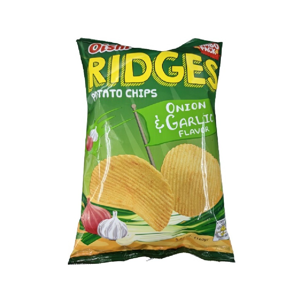 Ridges Potato Chips Onion and Garlic 160g [7-Eleven] | Shopee Malaysia