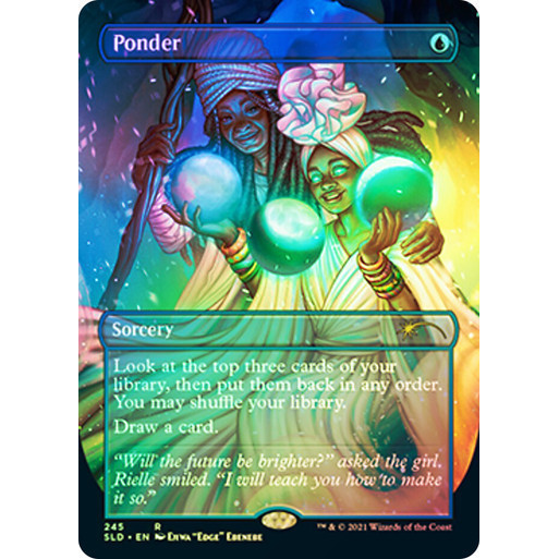 MTG Proxy Card - Ponder (Foil) | Secret Lair Drop (SLD) | Shopee Malaysia