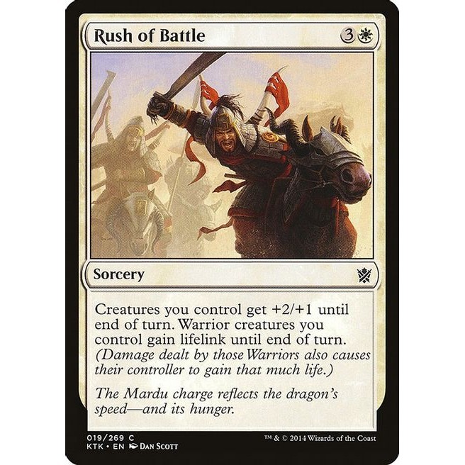 Rush of Battle - Magic The Gathering (MTG) | Shopee Malaysia