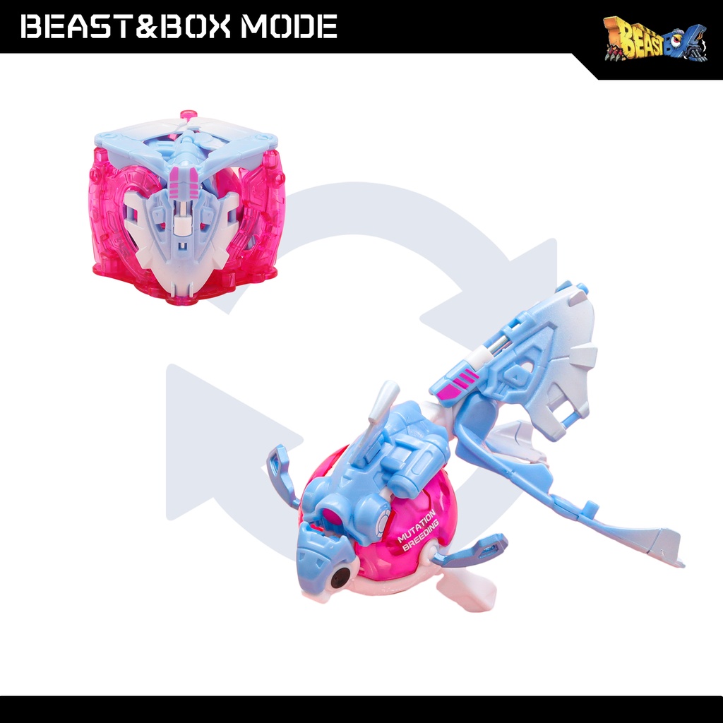 52TOYS Beastbox BB-59 ORBITAL&HALO&UNREAL Deformation Robot, Converting in Mecha and Cube, Actio ...