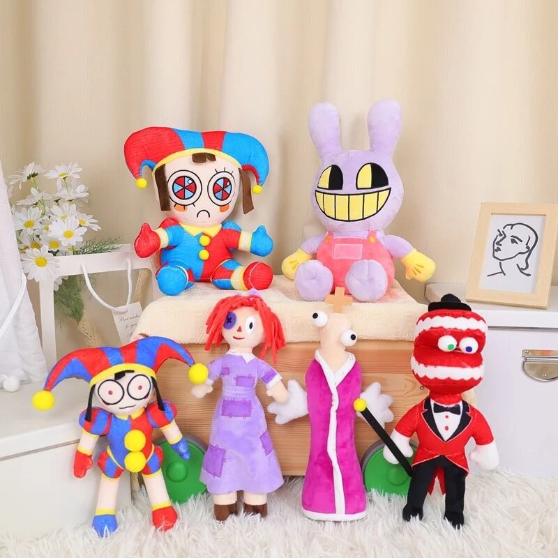 1-6Pcs Jax The Amazing Digital Circus Plush Toy Soft Stuffed Animation ...