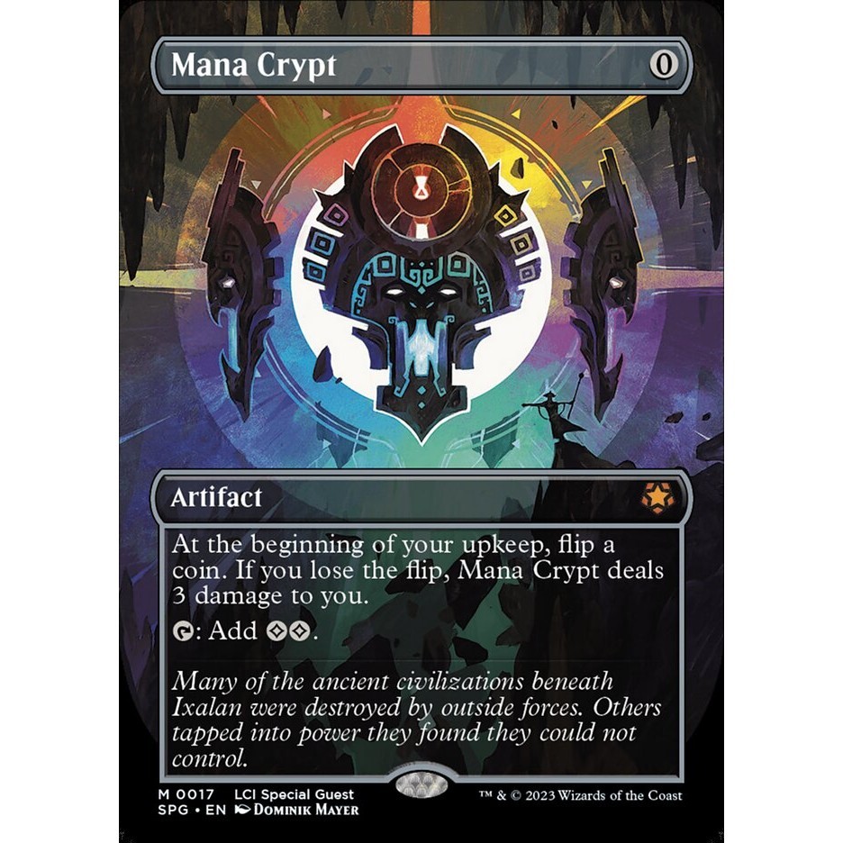 MTG Proxy Card - Mana Crypt 17 (Borderless) | Special Guests (SPG ...