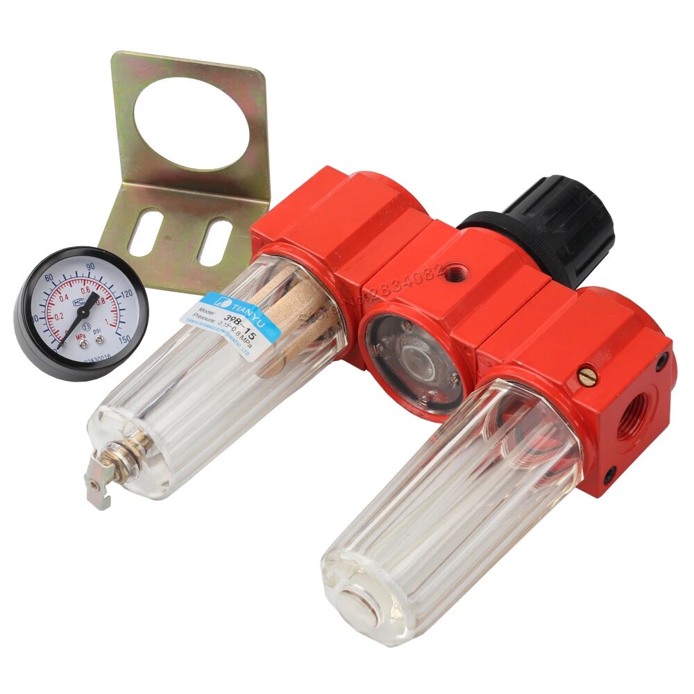 Pneumatic Filter Air Treatment Unit Pressure Reducing Valve Oil Water ...
