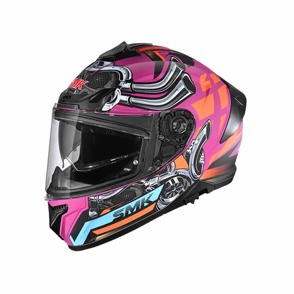 SMK Motorcycle Full Face Helmet Typhoon Motorhead | Shopee Malaysia