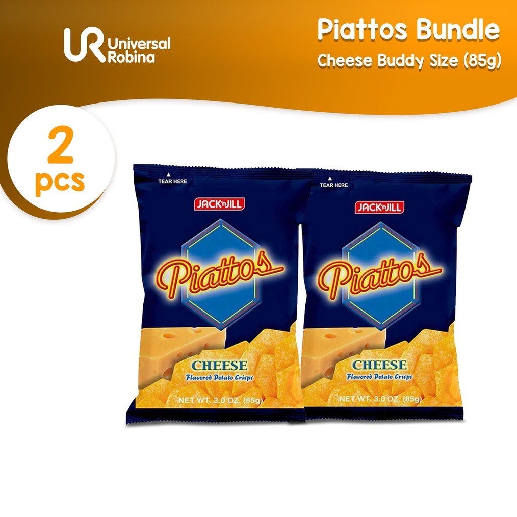Piattos Cheese Flavored Potato Crisps 85g - 2 packs | Shopee Malaysia