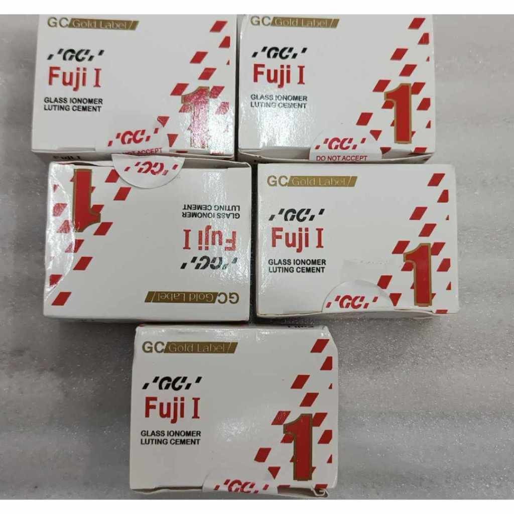 GC FUJI 1 GLASS IONOMER / LUTING CEMENT / 1BOX GLUE FOR BRACE SET ...
