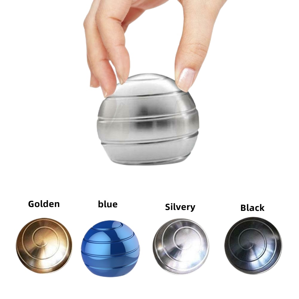 Desktop Decompression Rotating Spherical Gyroscope Kinetic Ball Desk ...