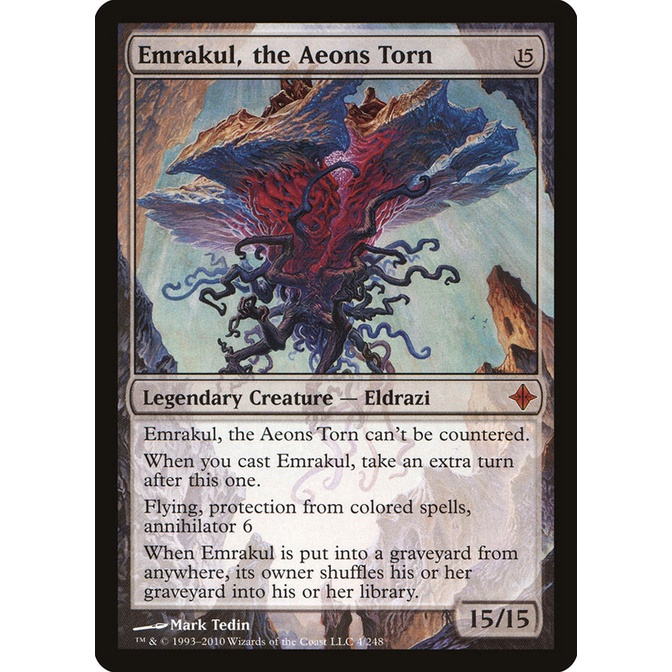 MTG Proxy Card - Emrakul, the Aeons Torn | Rise of the Eldrazi (ROE) | Shopee Malaysia