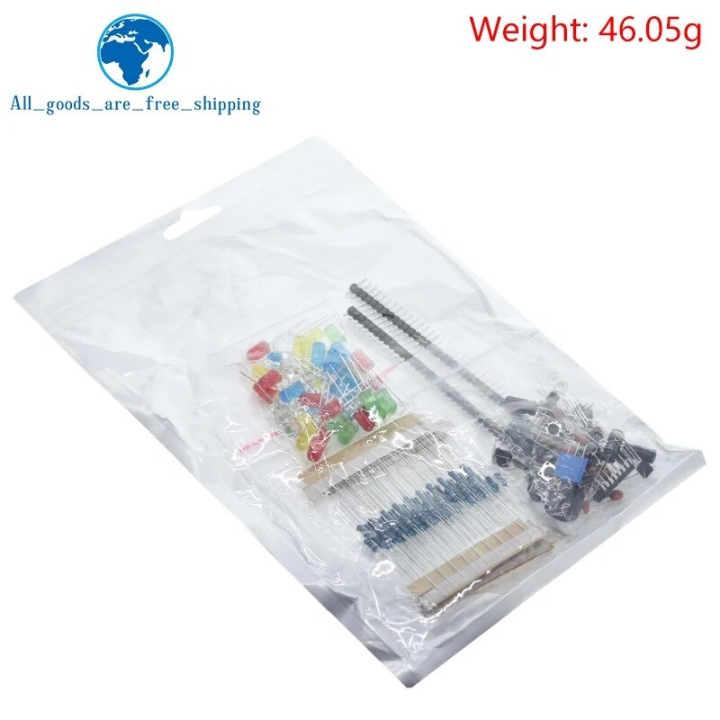 New Electronics Components Basic Starter Kit For Arduino Uno Mega2560 Raspberry Pi With Led