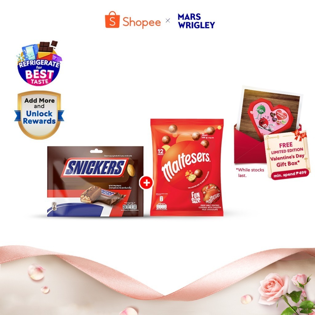 SNICKERS Classic Chocolate Bar Funsize 240g & MALTESERS Chocolate Balls ...