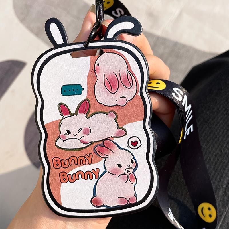 Three Rabbit Campus Meal Card Set, Bus Subway ID Set, Work Permit ...