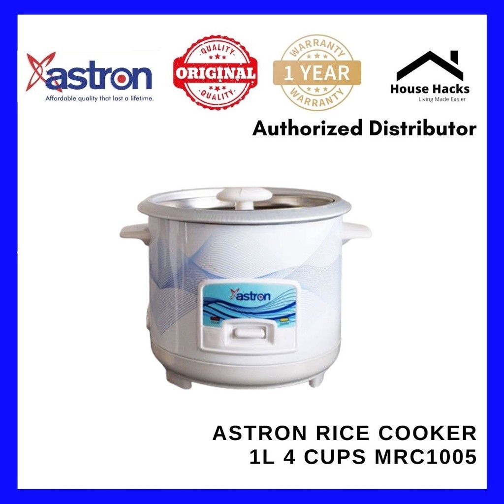 Astron Rice Cooker 1L 4 Cups MRC1005 (House Hacks) | Shopee Malaysia